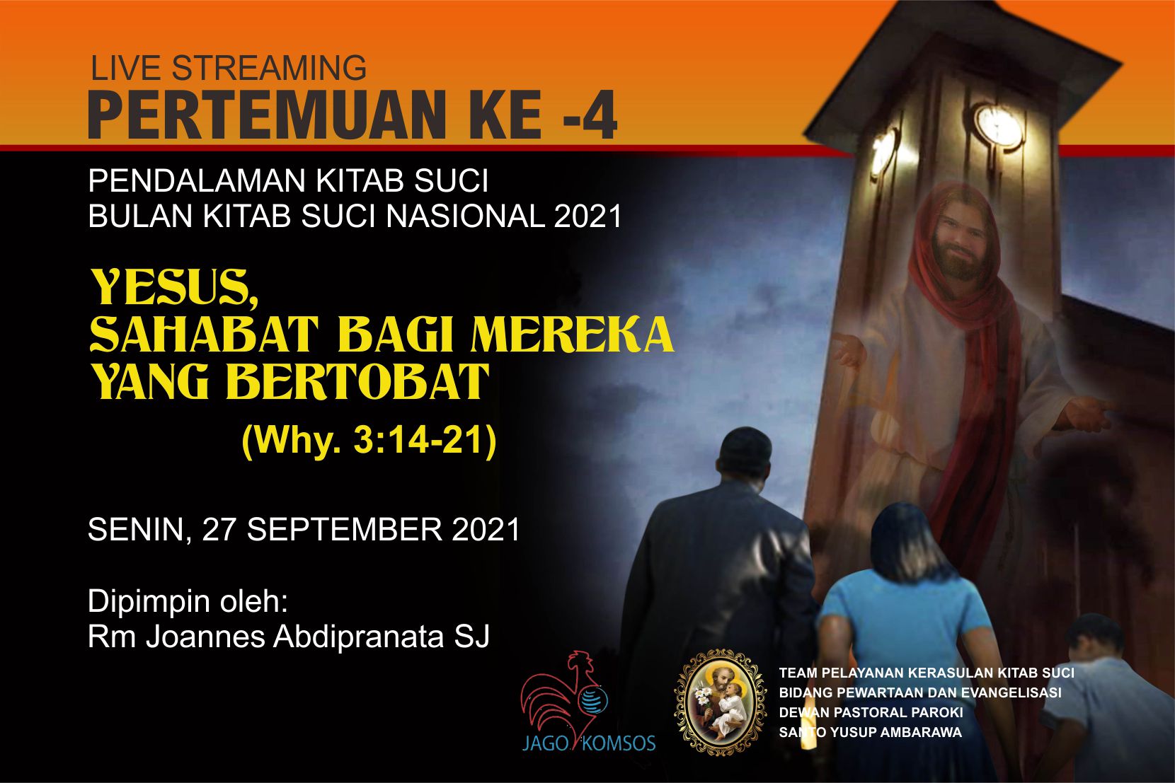 YESUS SAHABAT BAGI YANG BERTOBAT - Gereja Santo Yusup Ambarawa