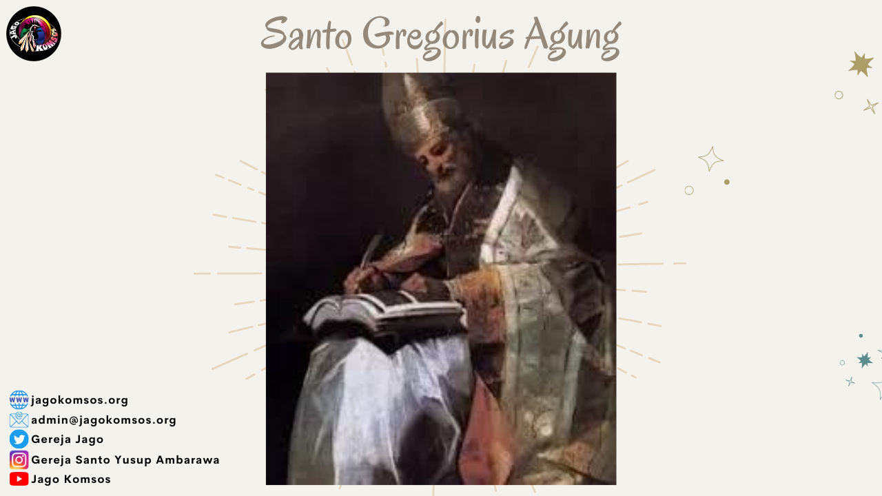 Santo Gregorius Agung - Gereja Santo Yusup Ambarawa