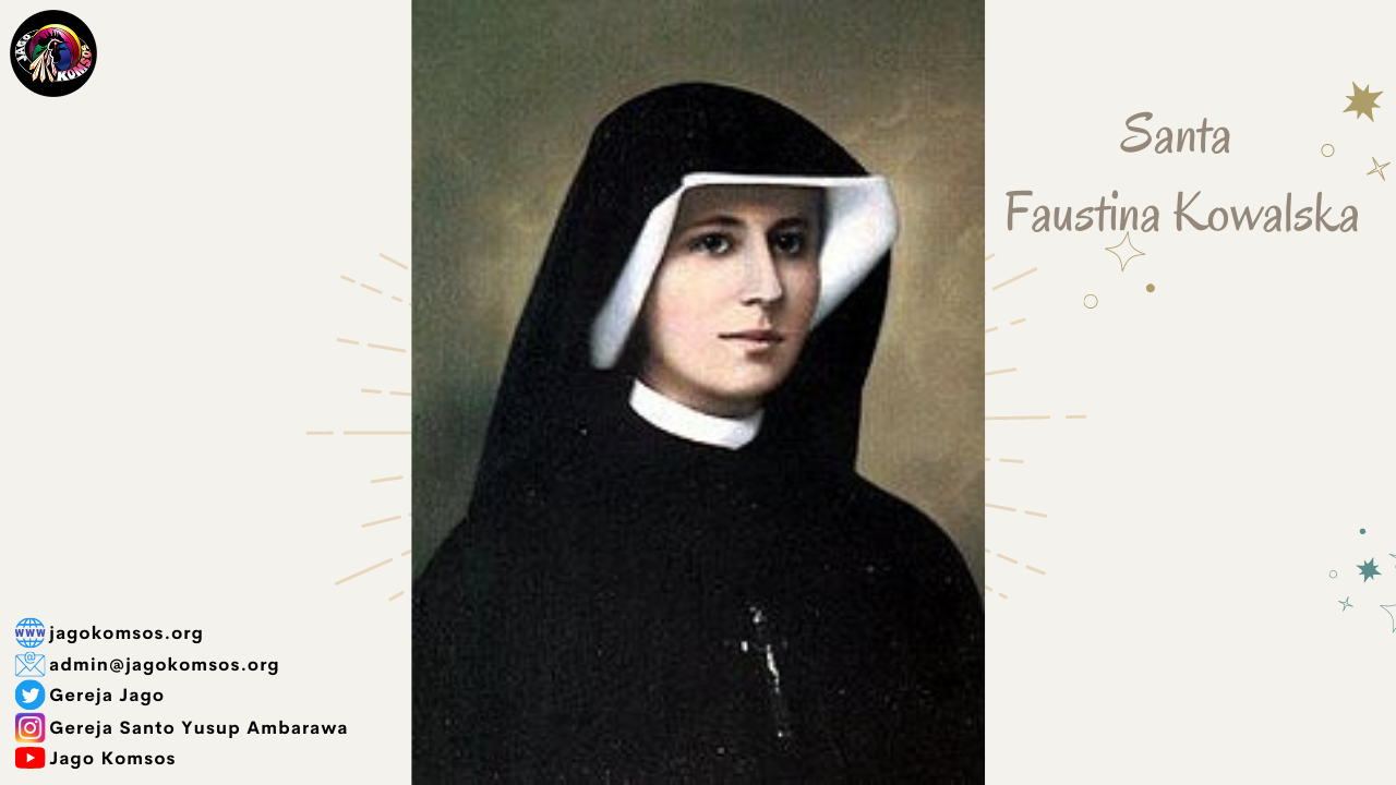 Santa Faustina Kowalska - Gereja Jago