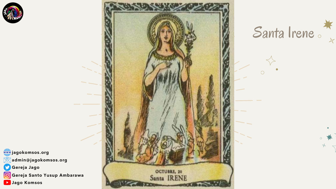 Santa Irene - Gereja Santo Yusup Ambarawa