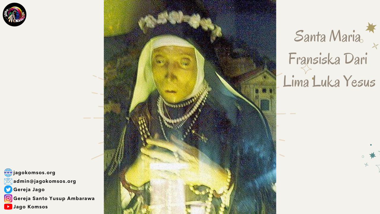 Santa Maria Fransiska Dari Lima Luka Yesus - Gereja Jago