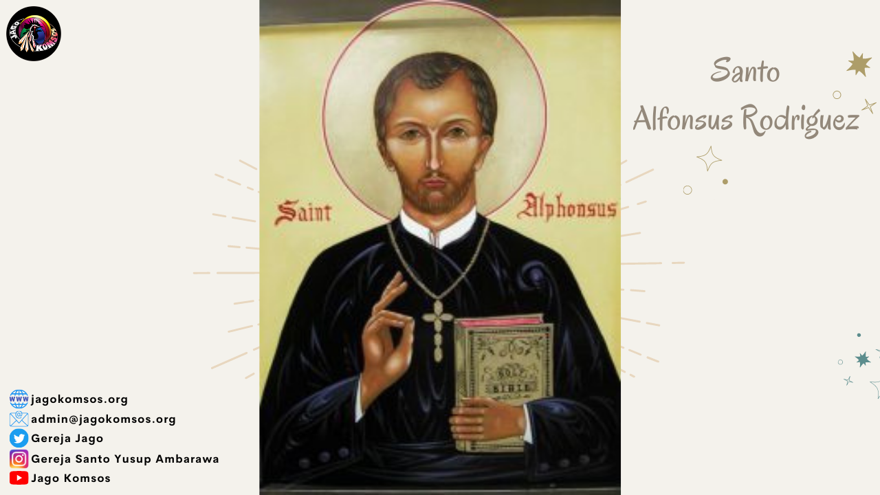 Santo Alfonsus Rodriguez - Gereja Santo Yusup Ambarawa