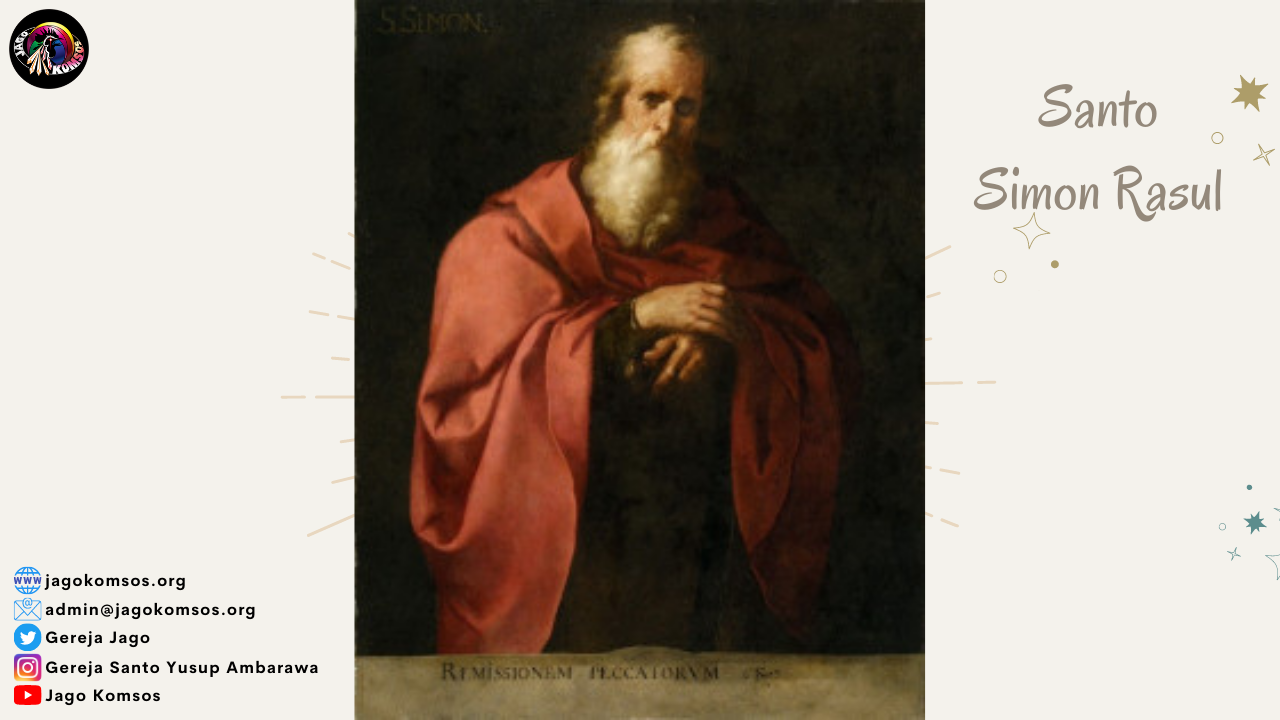 Santo Simon Rasul - Gereja Santo Yusup Ambarawa