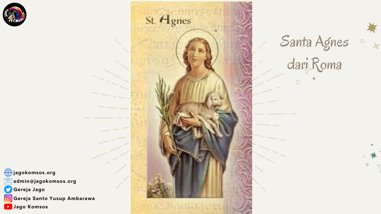Santa Agnes dari Roma - Gereja Santo Yusup Ambarawa