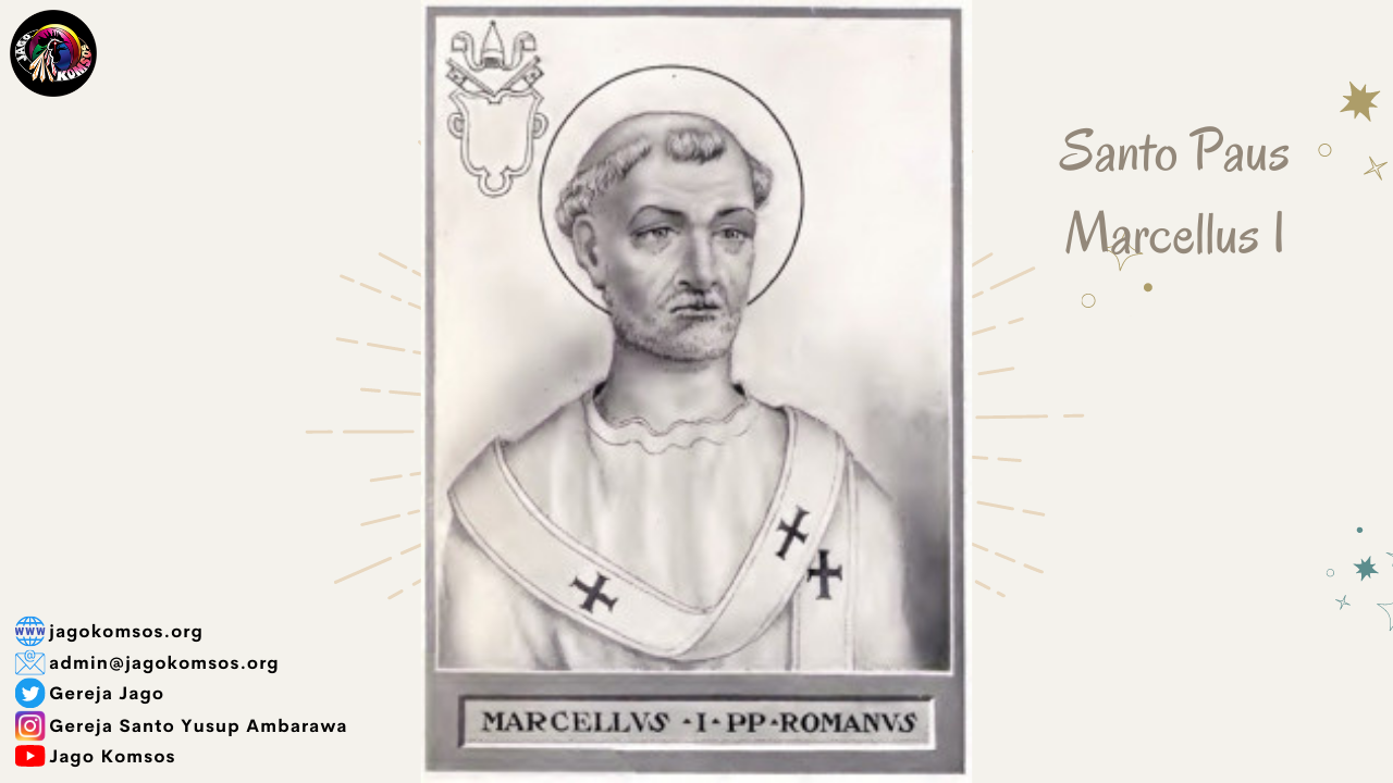 Santo Paus Marcellus I - Gereja Santo Yusup Ambarawa