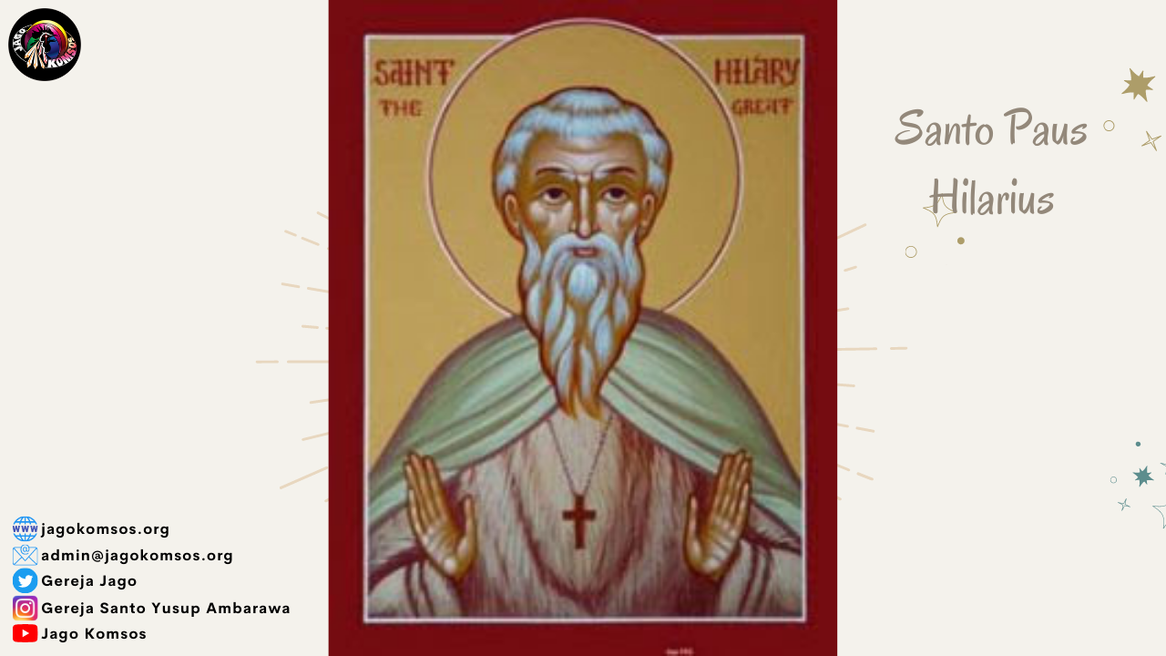 Santo Paus Hilarius - Gereja Santo Yusup Ambarawa