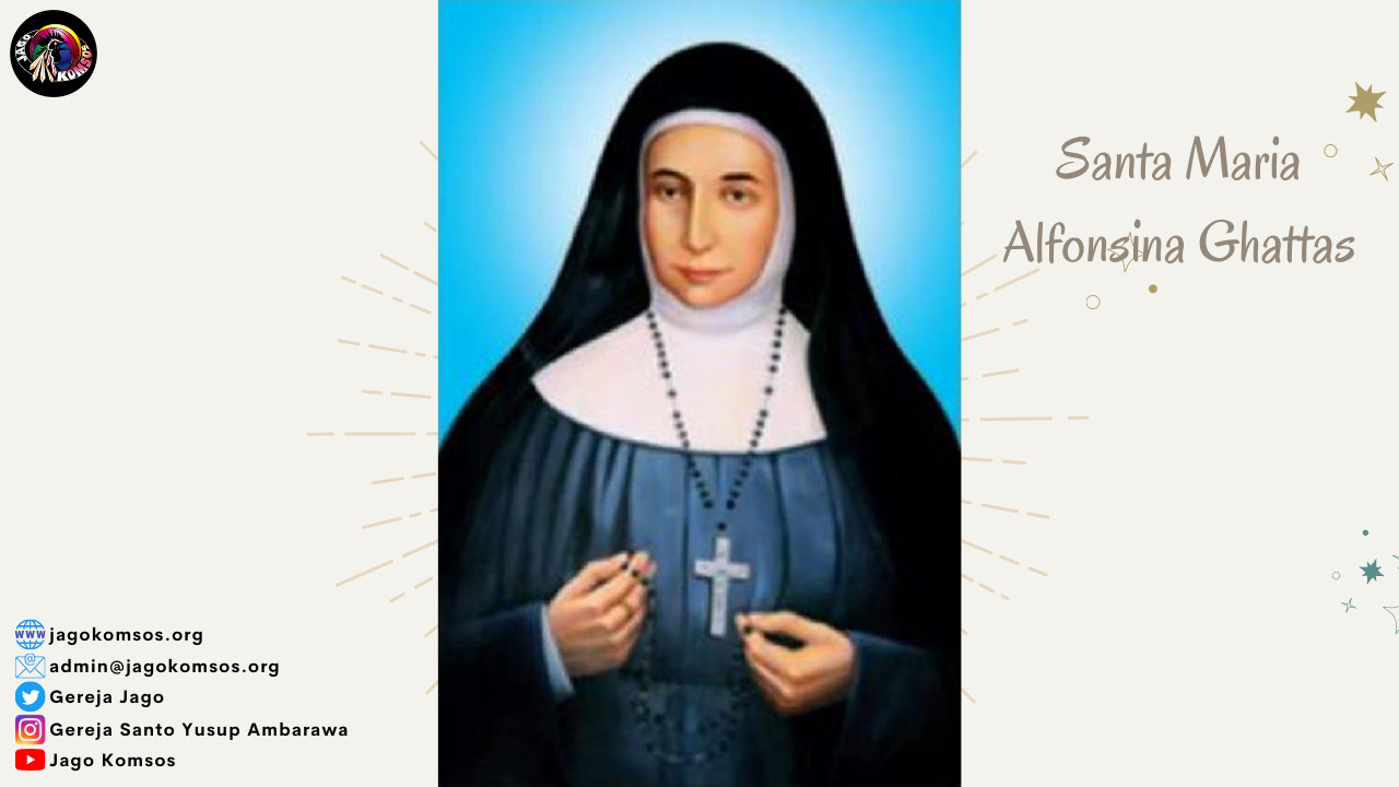 Santa Maria Alfonsina Ghattas - Gereja Santo Yusup Ambarawa