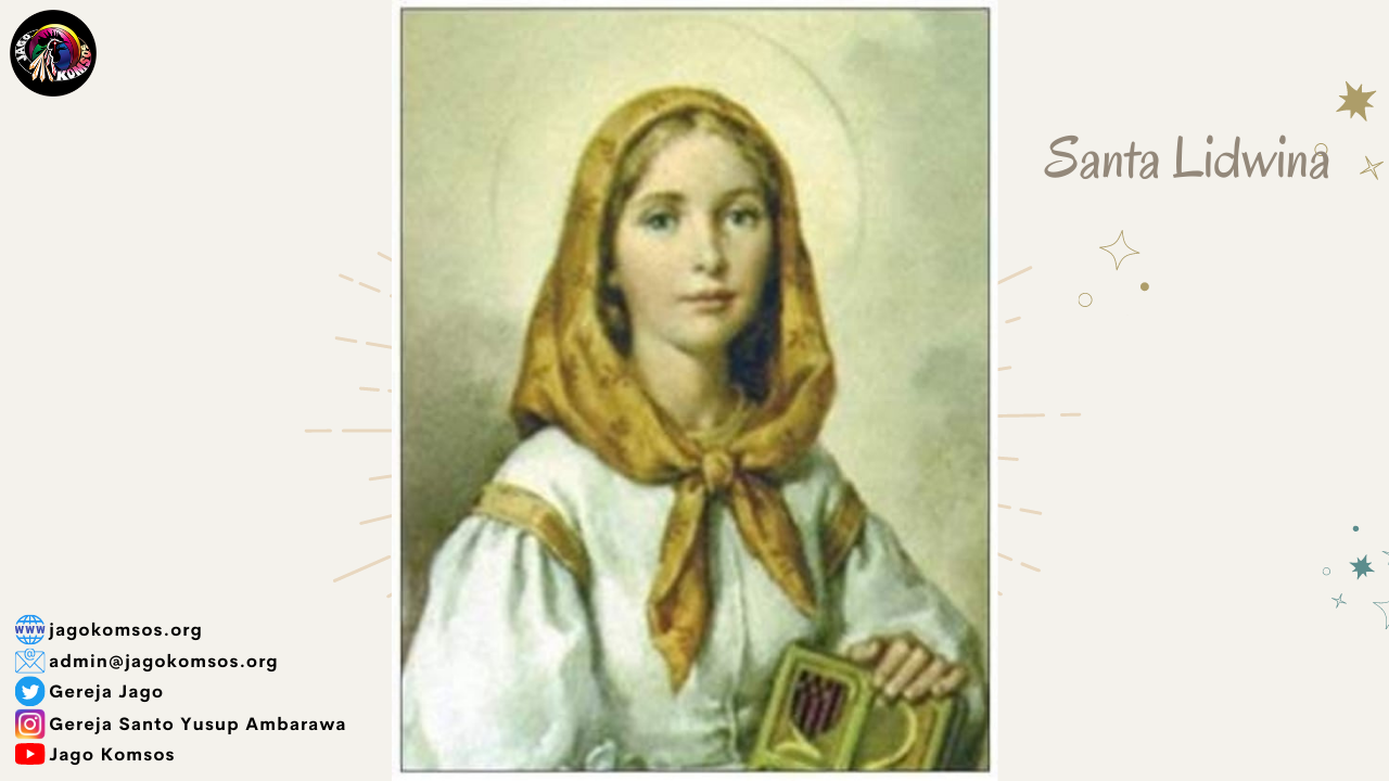 Santa Lidwina - Gereja Santo Yusup Ambarawa