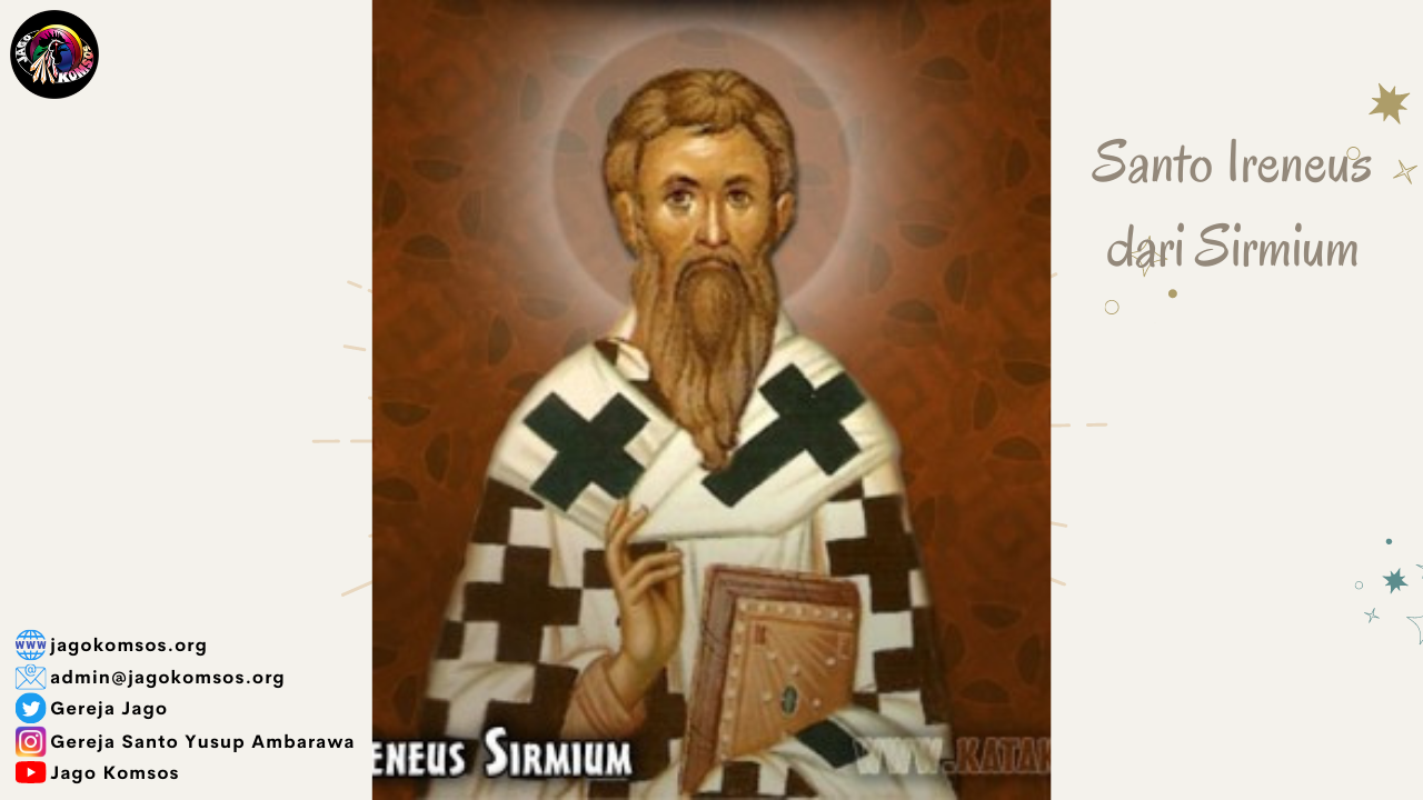 Santo Ireneus dari Sirmium - Gereja Santo Yusup Ambarawa
