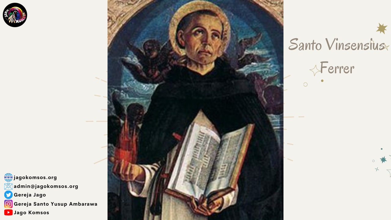 Santo Vinsensius Ferrer - Gereja Santo Yusup Ambarawa